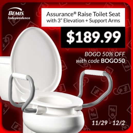 Elongated Extra Stability Toilet Seats